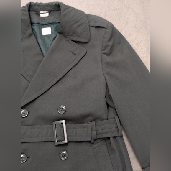 Jackets & Coats | Nos 7s Vintage Us Army Wool Gabardine Overcoat 34s ...